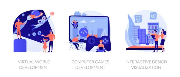 Virtual environment Vector Art Stock Images | Depositphotos