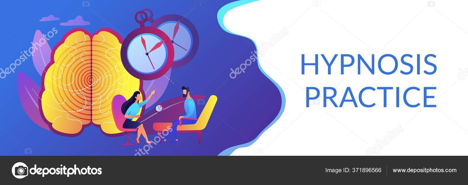 Hypnosis practice concept banner header Stock Vector Image by ...