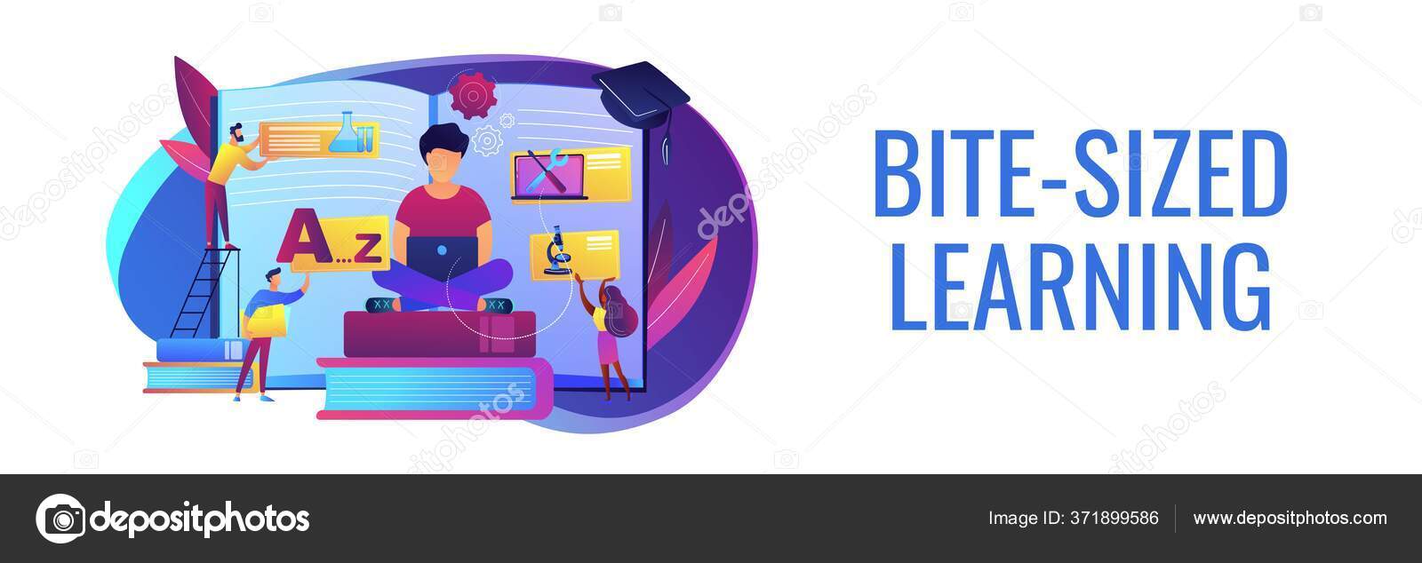 Personalized learning concept banner header Stock Vector Image by ...