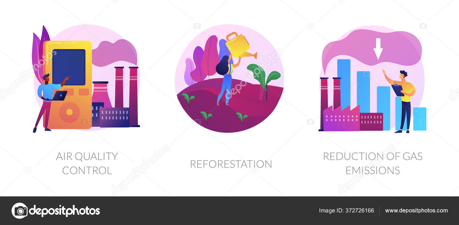 Environment protection measures, flora restoration, atmosphere ...