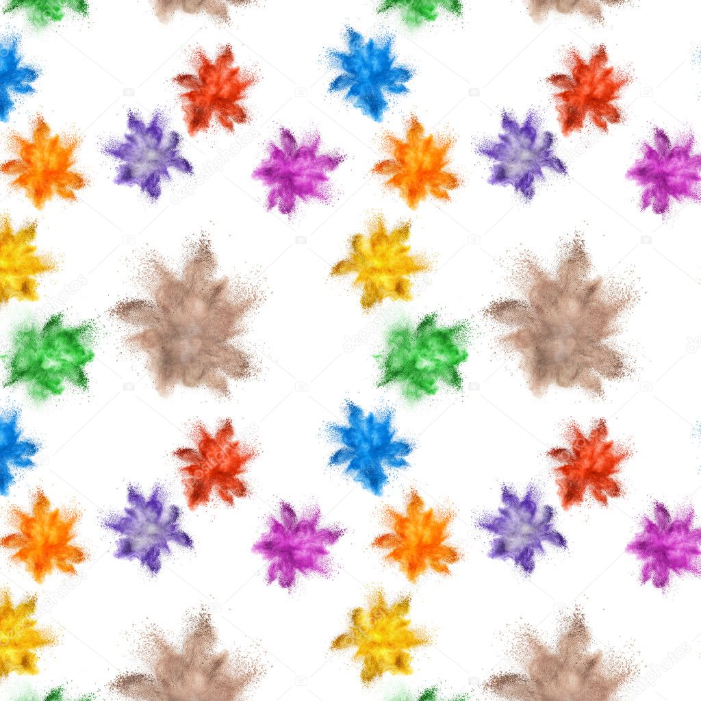 Explosion of colored powder — Stock Photo © artjazz #127965018