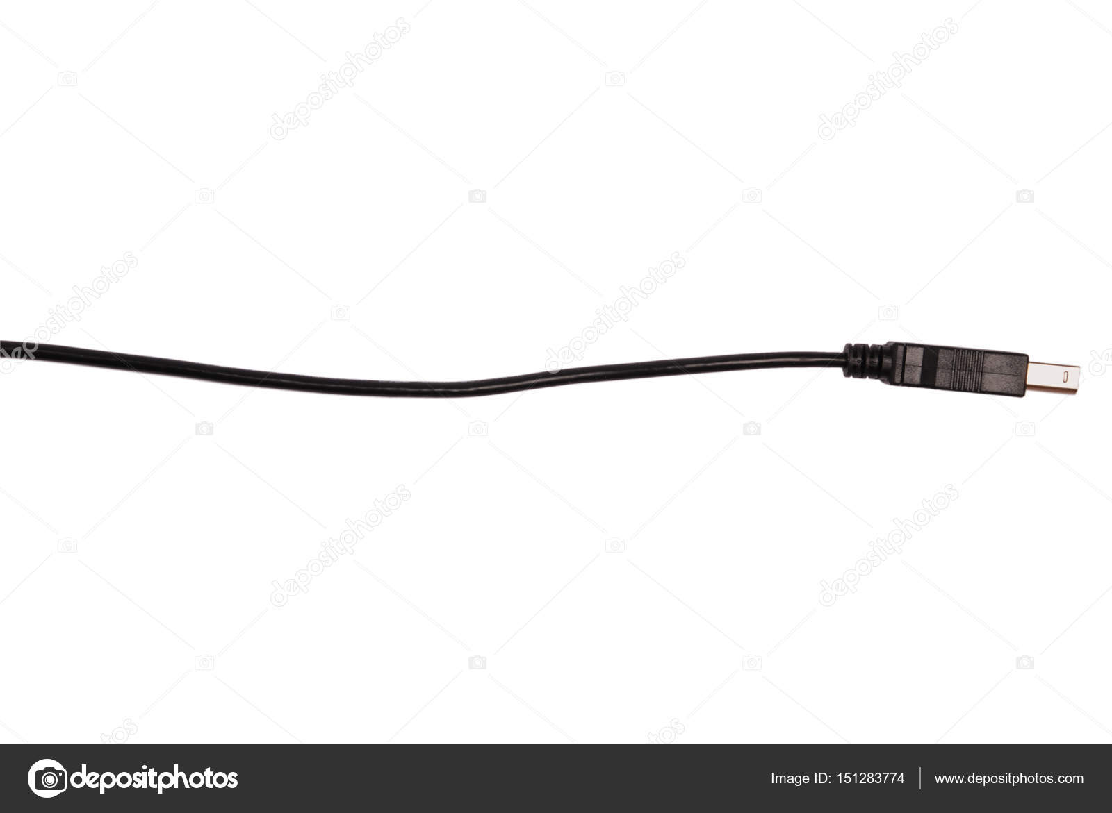 Black USB-cable plug — Stock Photo © akova777 #151283774