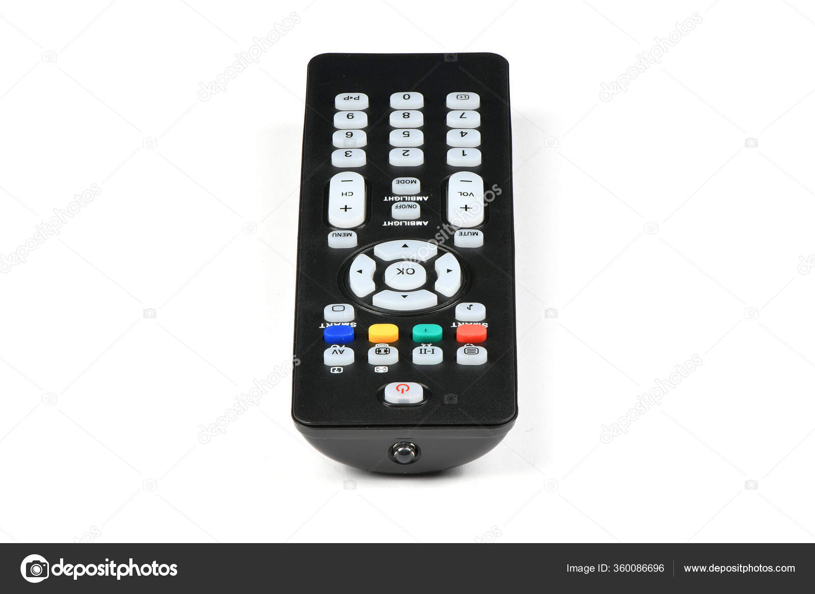 Remote Control White Background High Resolution Photo Full Depth Field ...