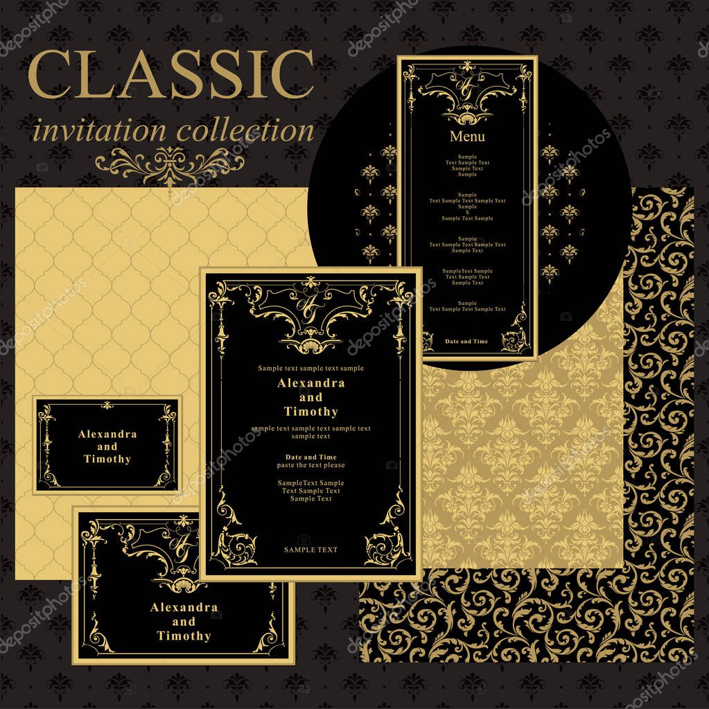 Vintage Design Invitations