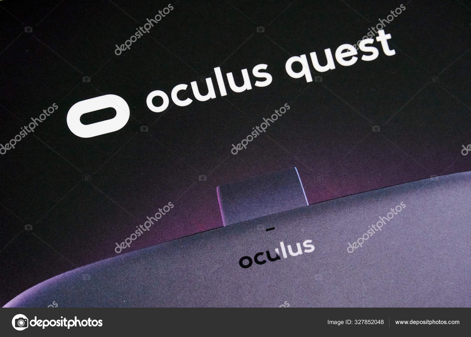 Oculus Quest VR virtual reality logo close up – Stock Editorial Photo ...