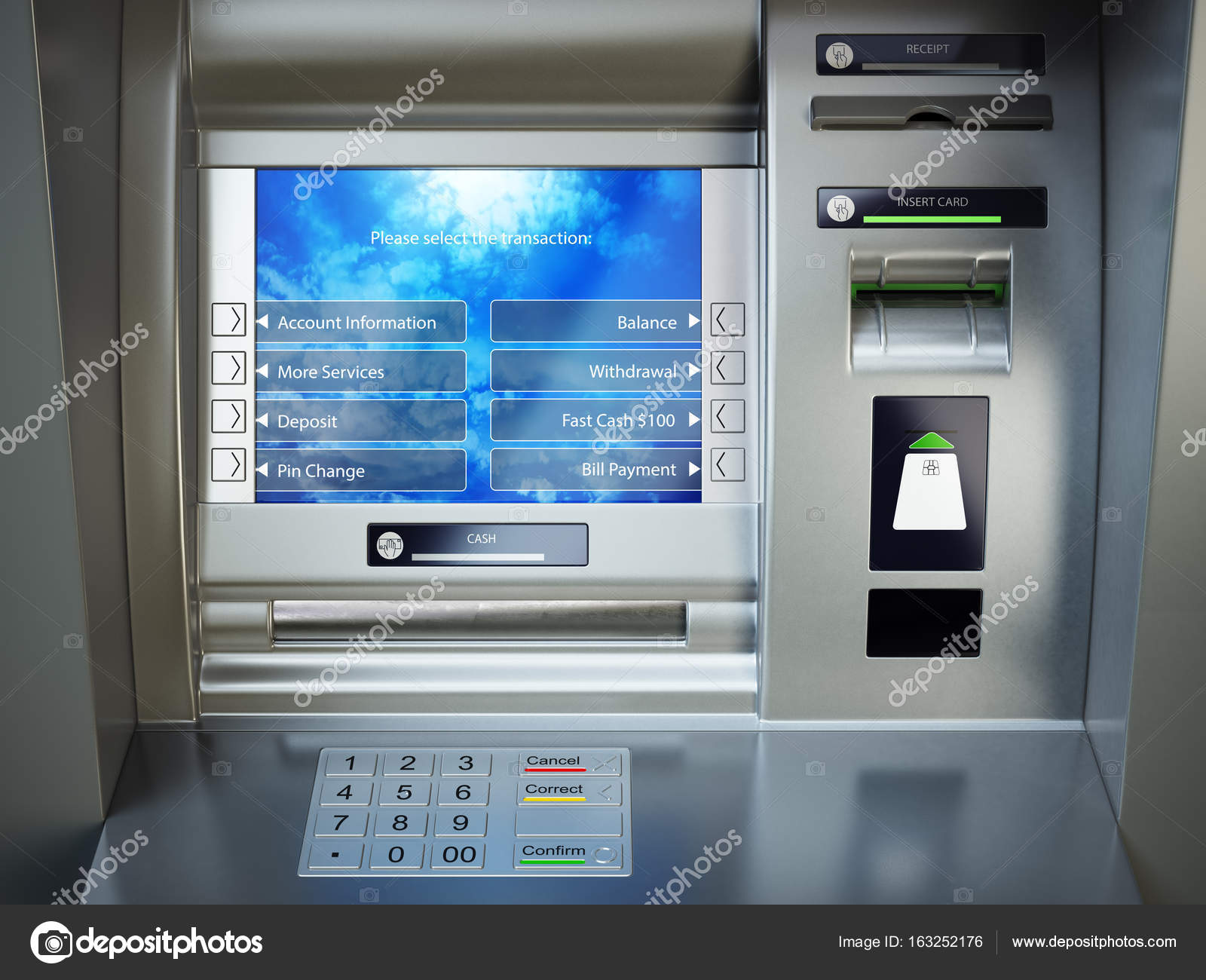 Logo Du Distributeur Automatique De Billets