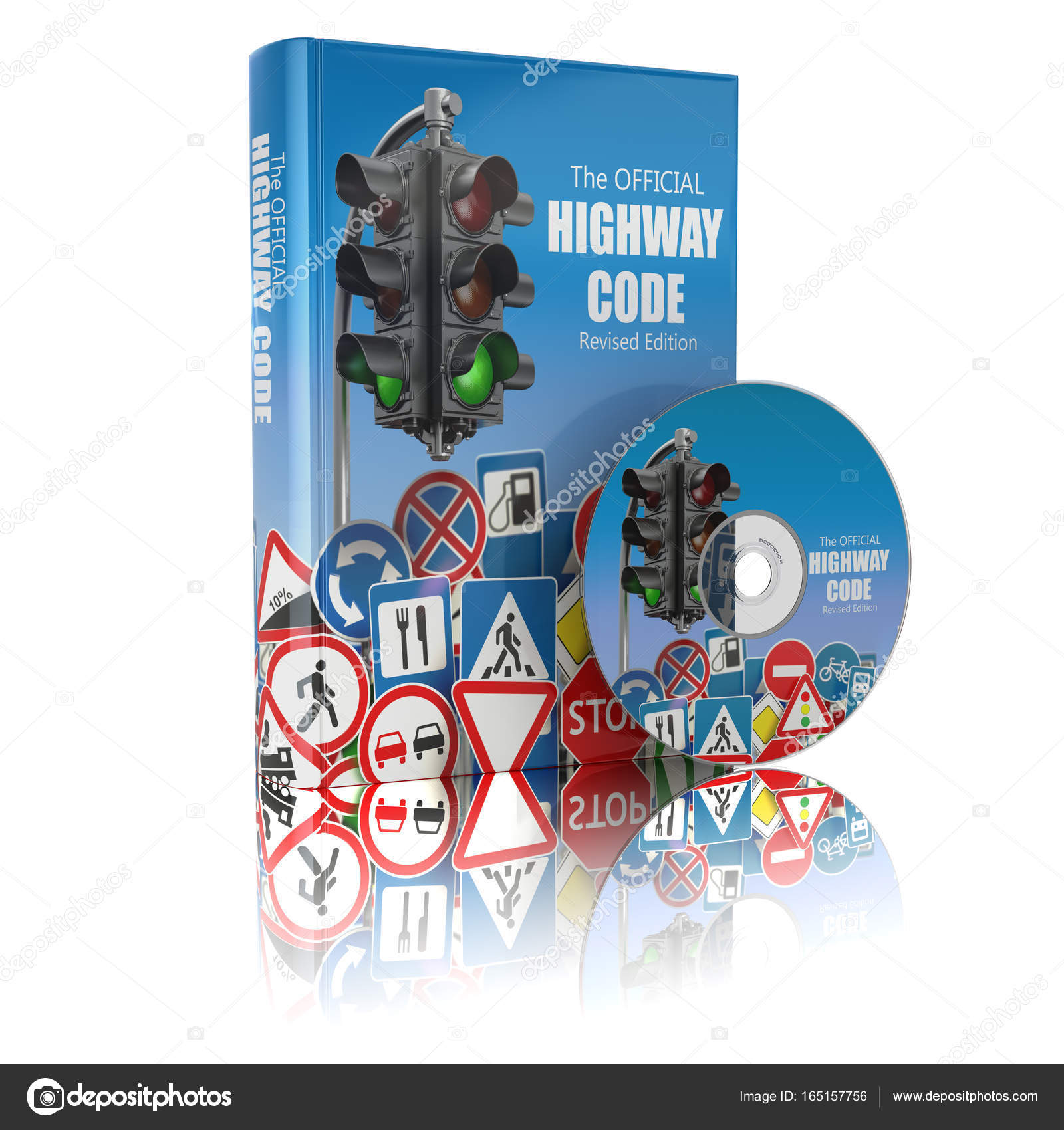 Highway code book and disk. Book of traffic rules and law with Stock ...
