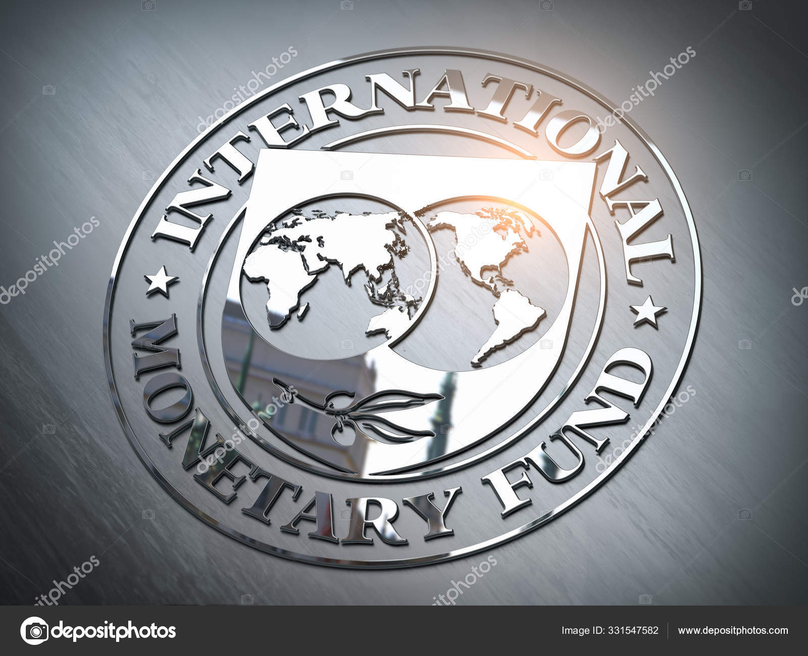 IMF International Monetary Fund symbol or sign. Stock Photo by ...