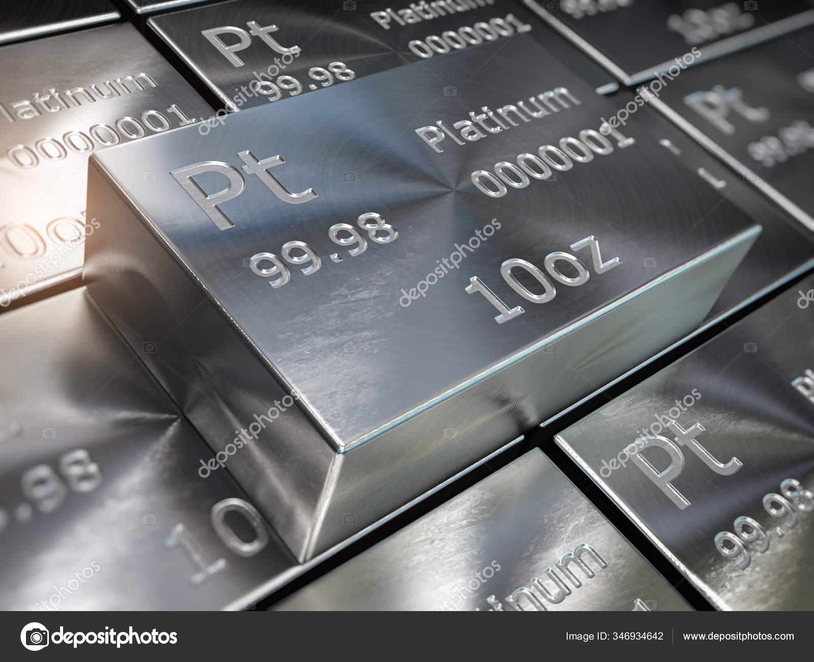 Platinum Metal Background