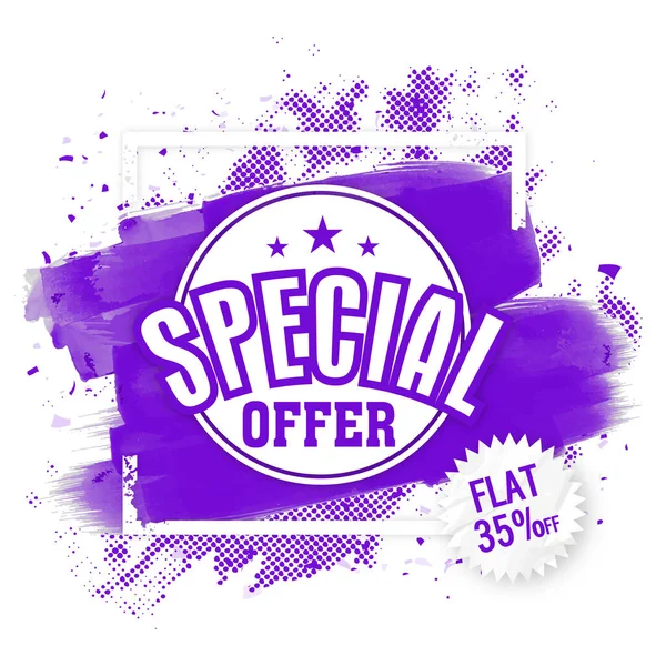 Pre Ico Sale Banner Poster Design Special Discount Offer Stock Vector ...