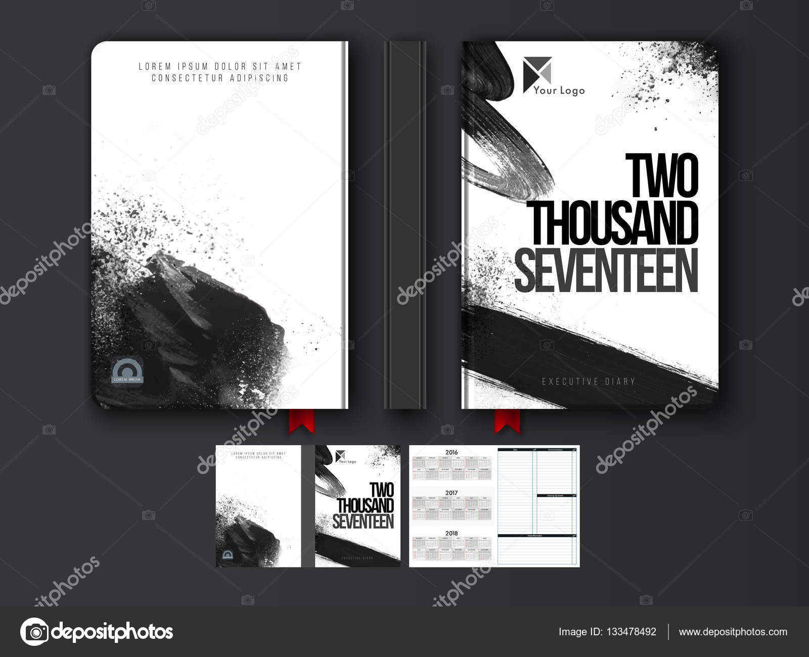 Abstract Diary Cover design. Stock Vector Image by ©alliesinteract ...