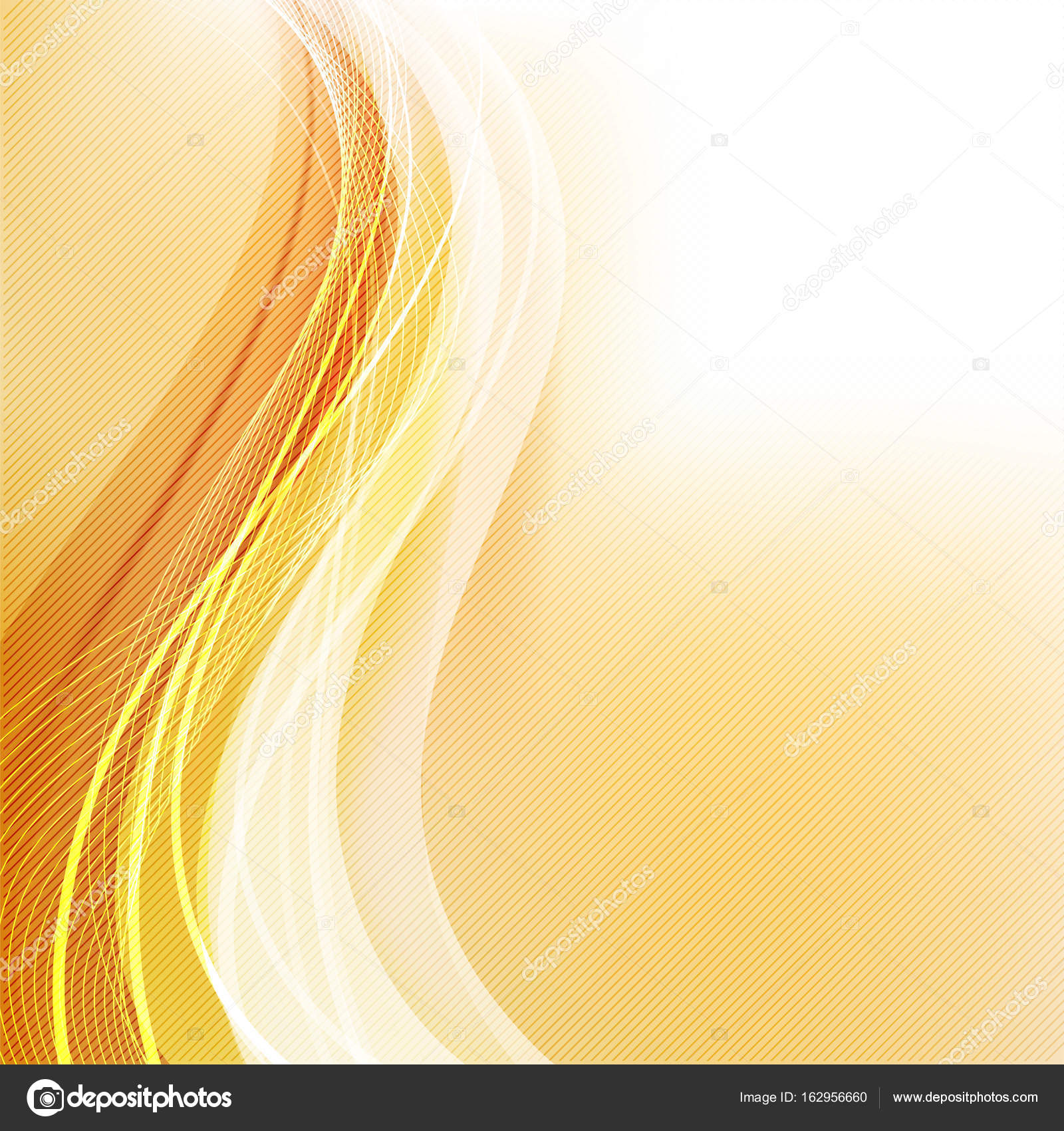 Shiny waves on yellow background. Stock Vector by ©alliesinteract 162956660