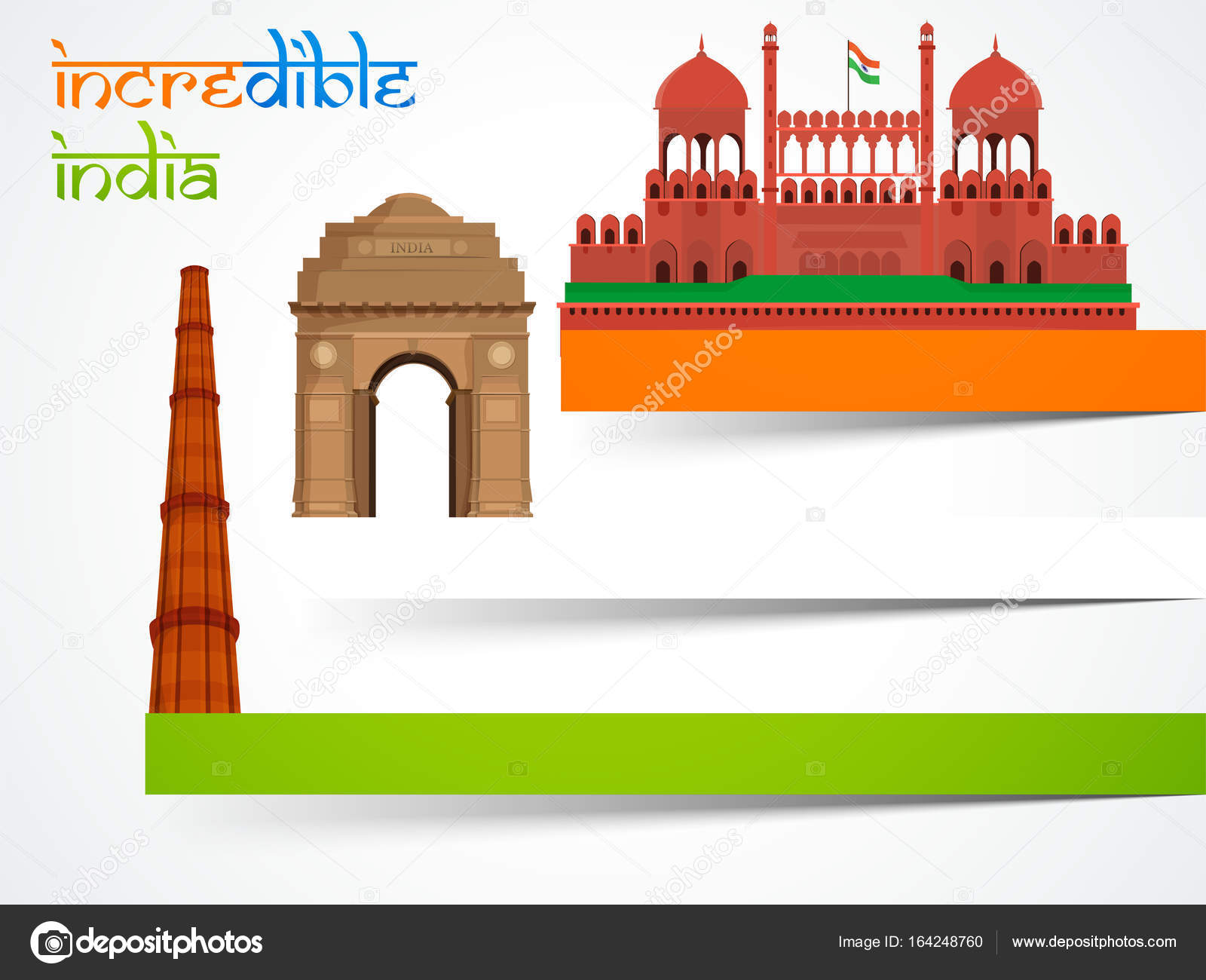 Indian Monuments Clipart