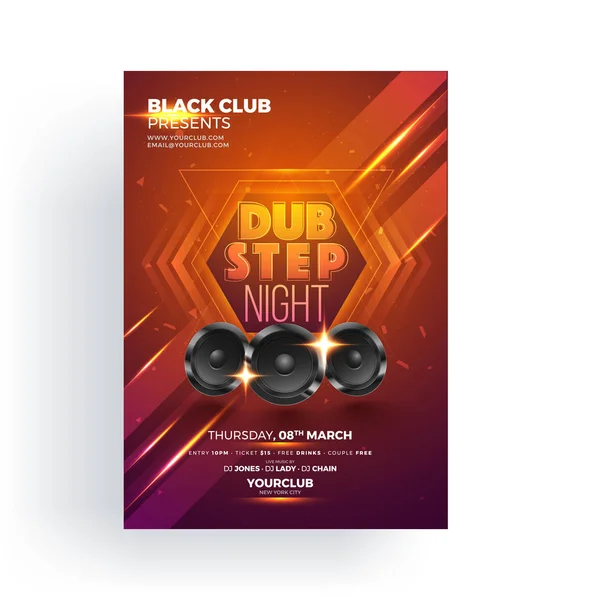 Musical Party Template, Banner or Flyer design. Stock Vector by ...