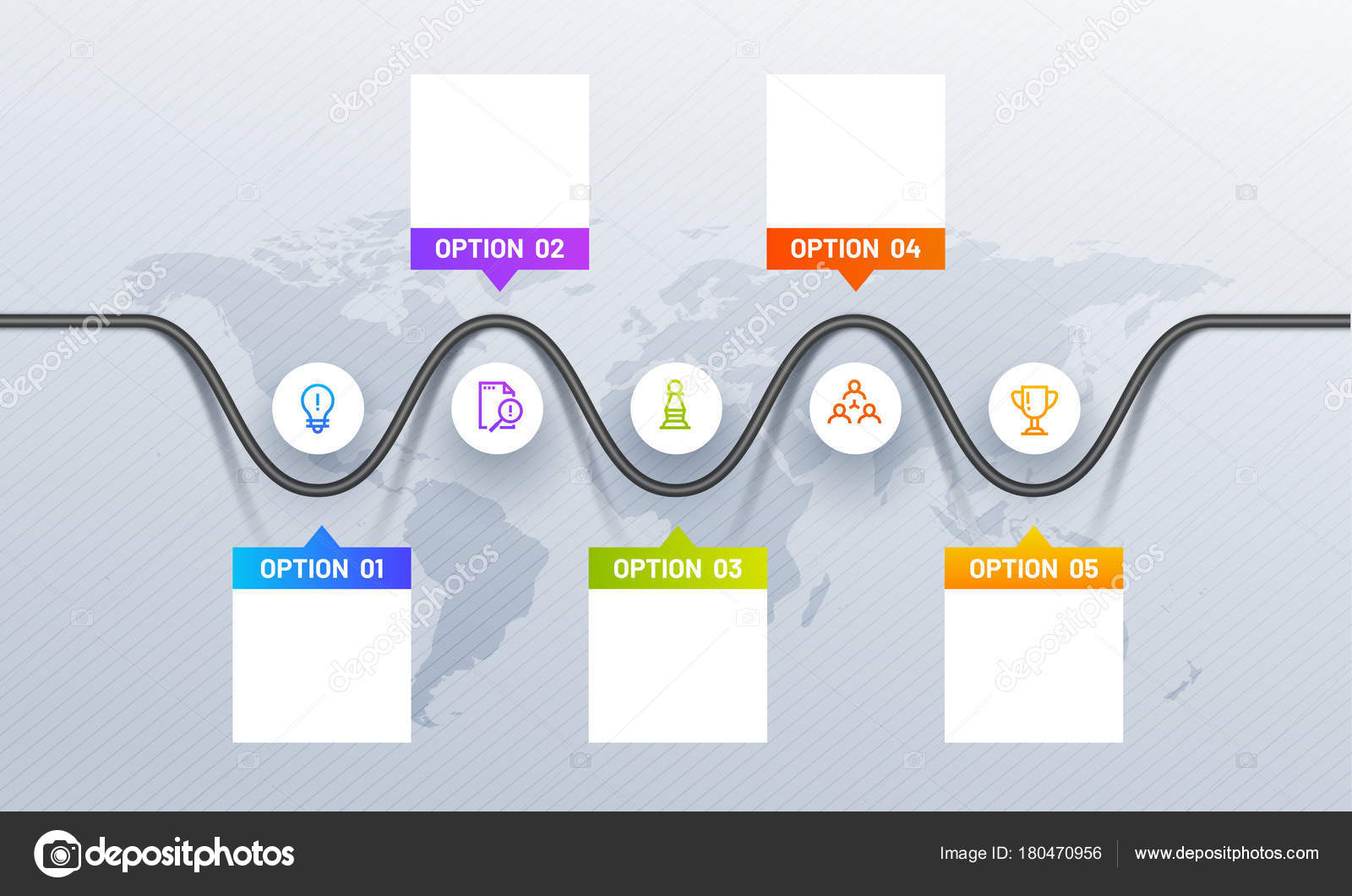 Timeline Infographics layout with multiple steps — Stock Vector ...