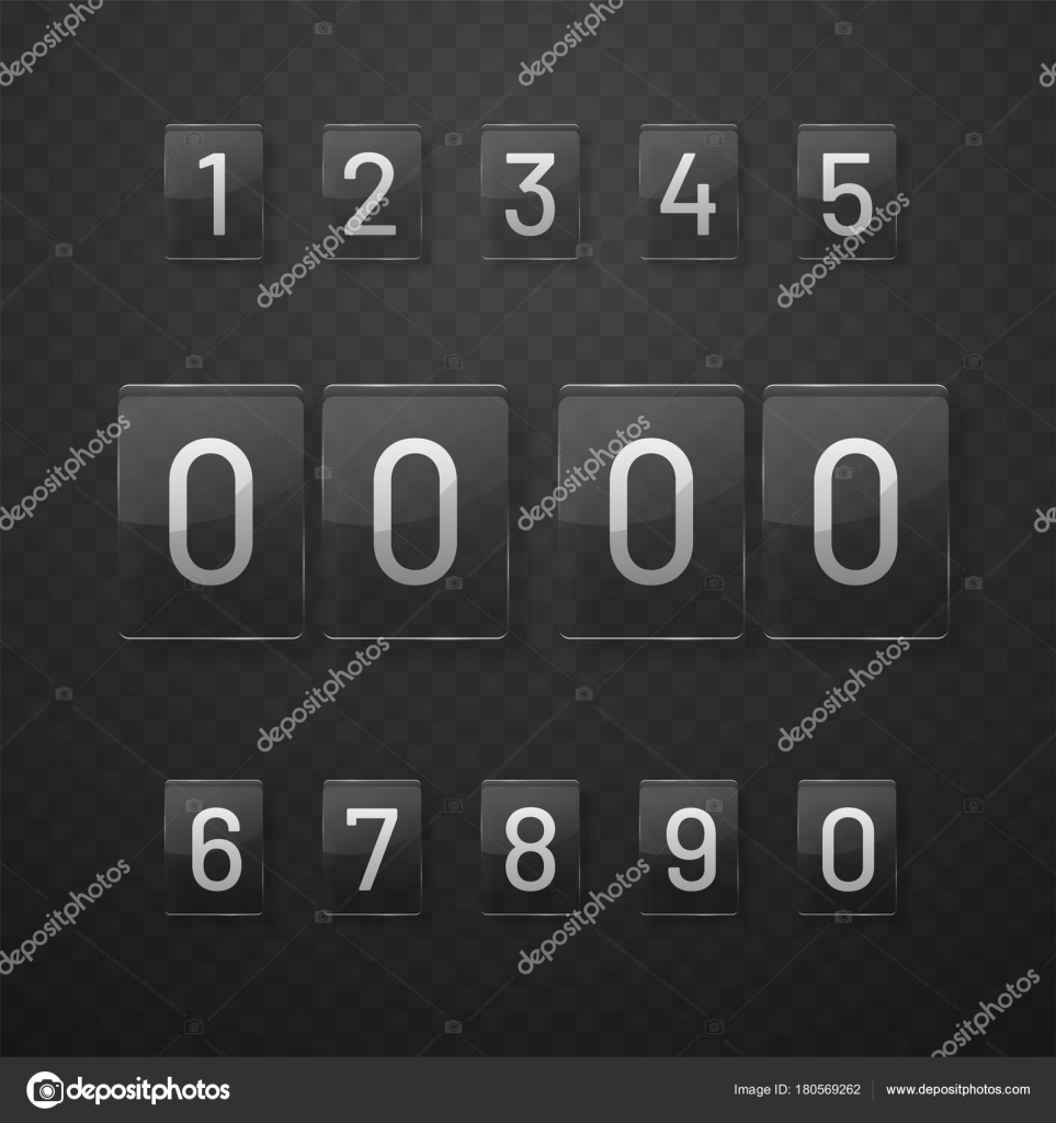 Countdown website, digital clock timer in metallic colors backgr Stock ...