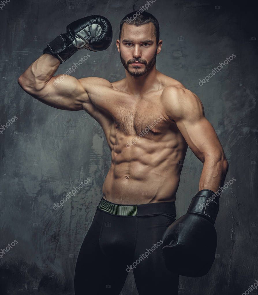 Brutal boxer fighter Stock Photo by ©fxquadro 129623174