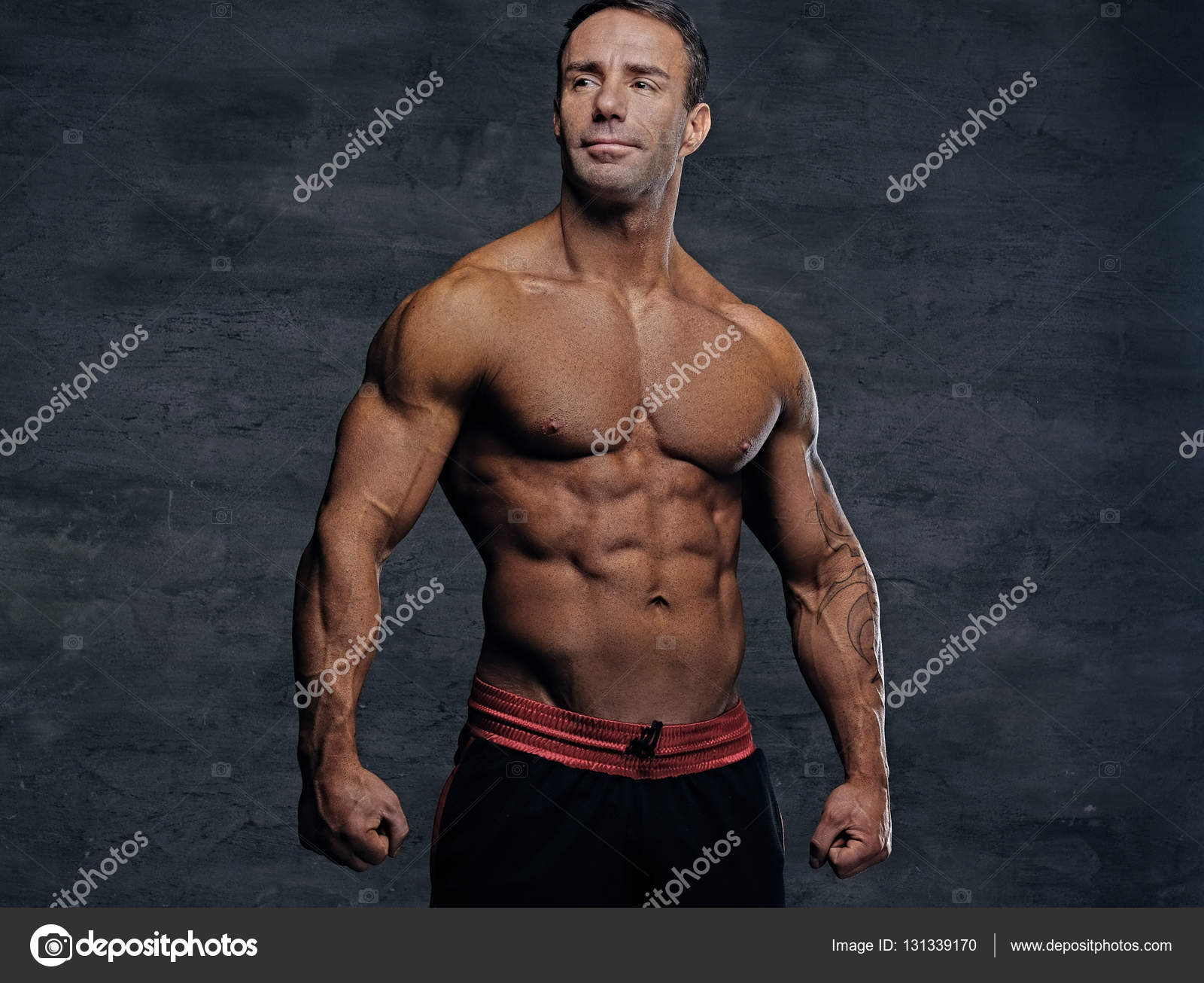 Muscular middle age man Stock Photo by ©fxquadro 131339170