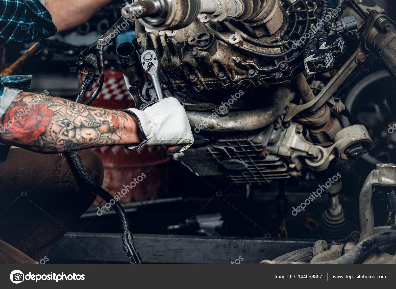 Engine Tattoo Ideas 50 Engine Tattoos For Men - Motor Design Ideas