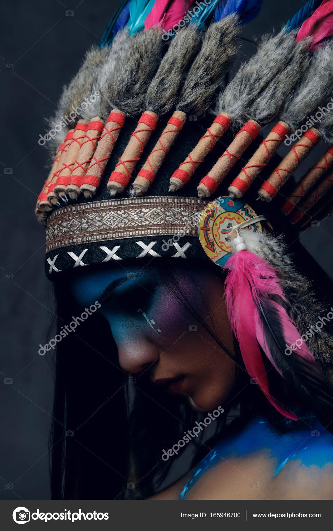 Indian Feather Hat