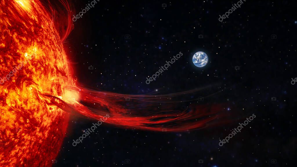 Protuberancia solar, destello solar y tormentas magnéticas. Influencia ...