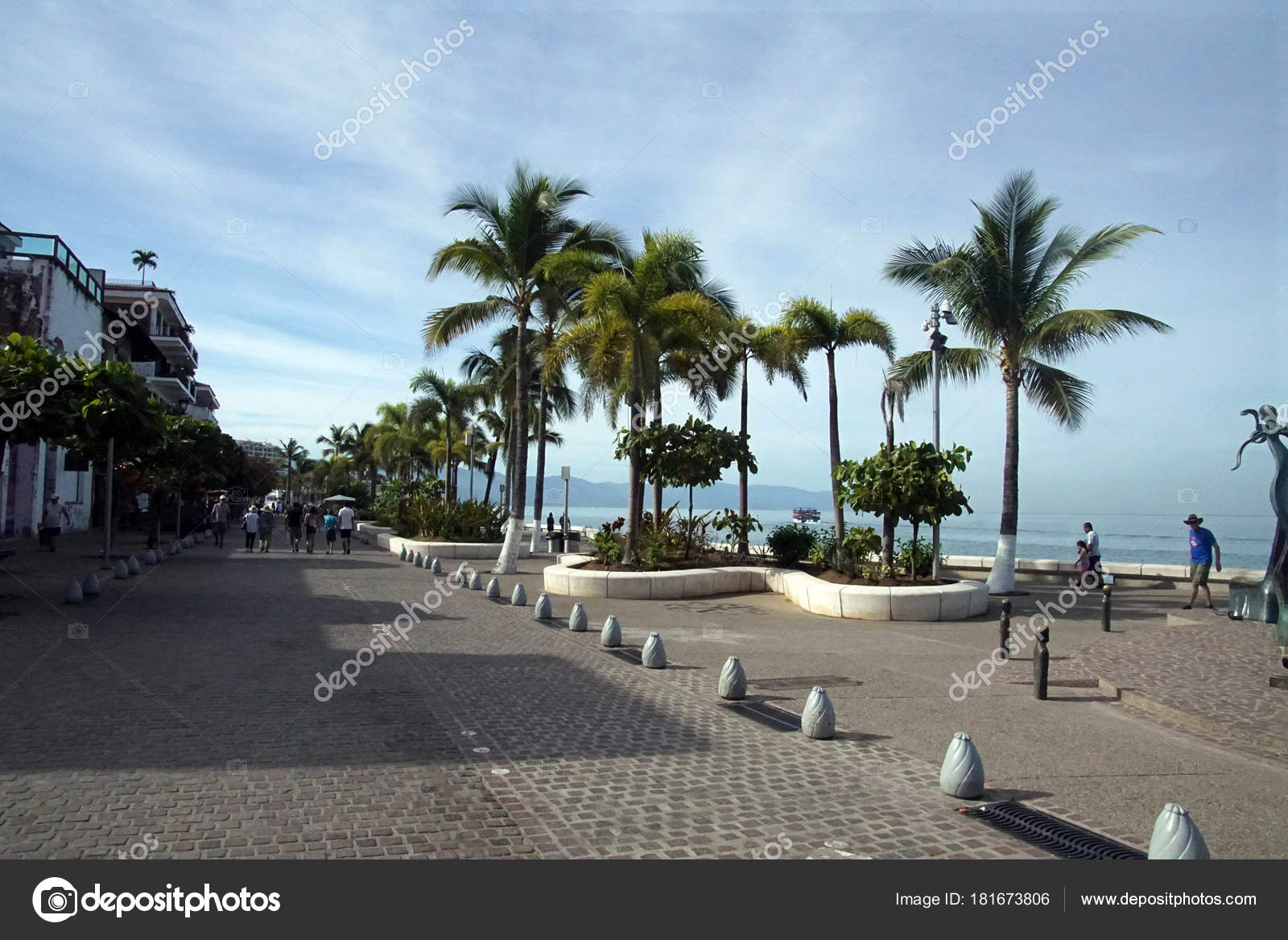 Panorama of waterfront and beach – Stock Editorial Photo © cascoly ...