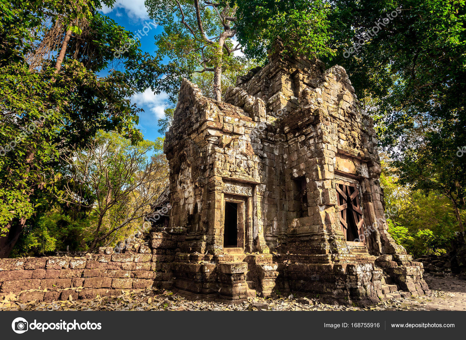 Angkor Wat Temple - Cambodia. Ancient architecture — Stock Photo ...