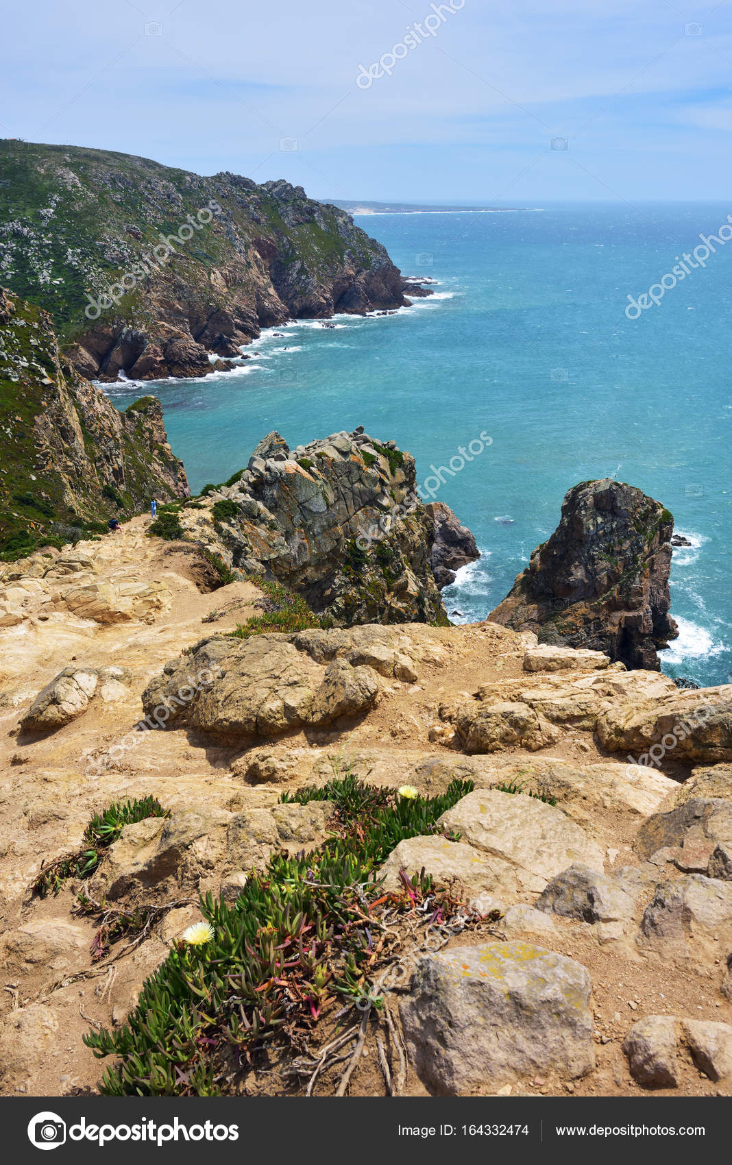 Roca Cape (Cabo da Roca) in Sintra Portugal — Stock Photo © znm666 ...