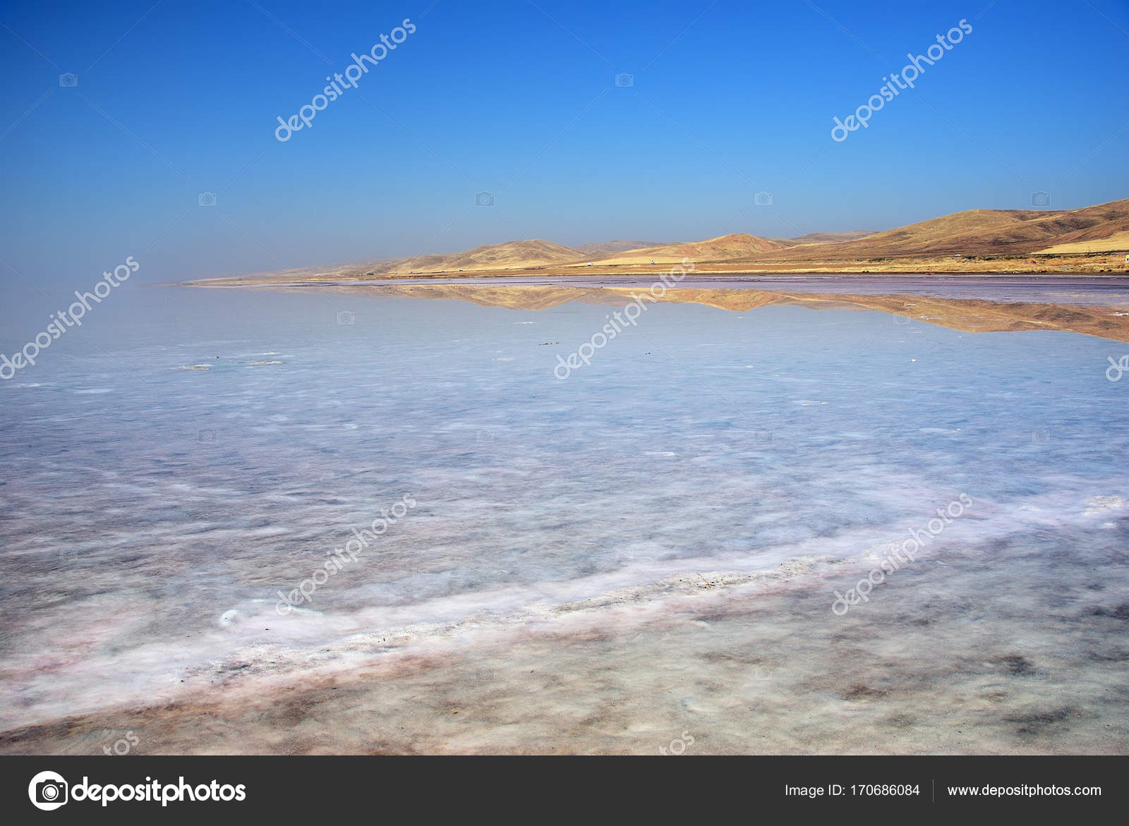 Lake Tuz Salt Turkey Central Anatolia Region — Stock Photo © znm666 ...