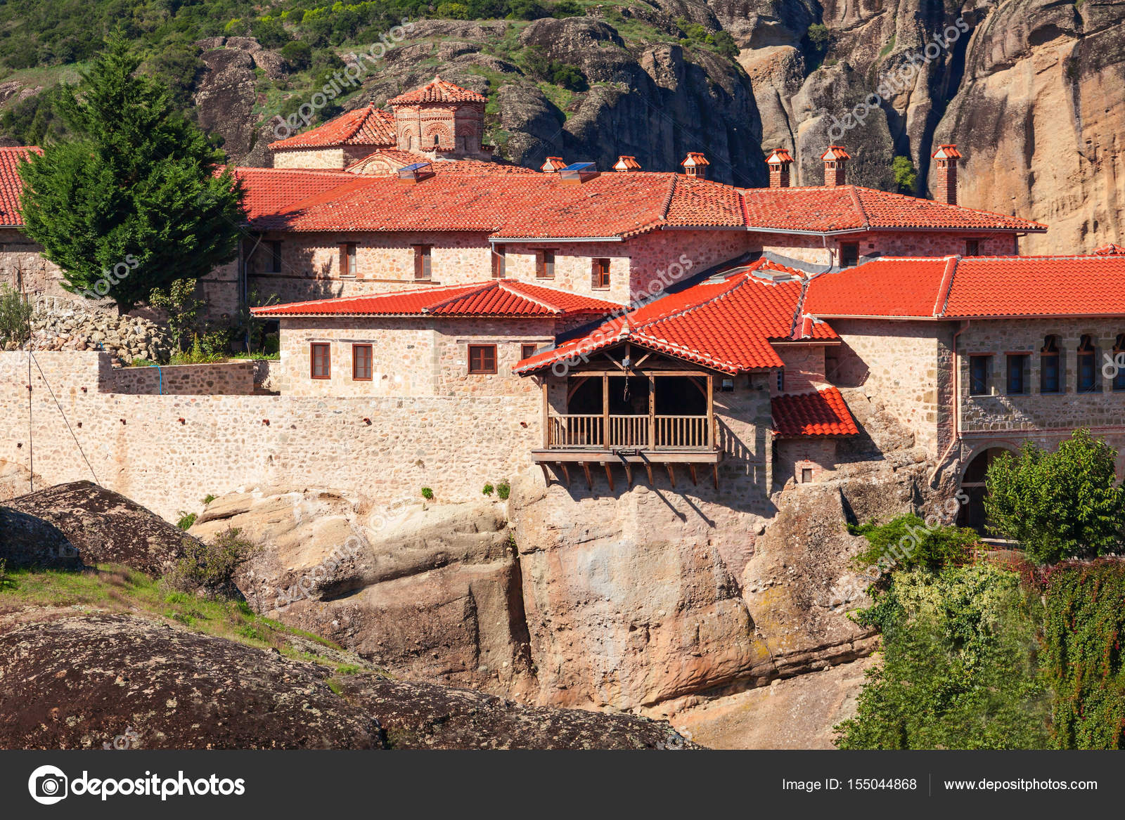 Complejo de Monasterios Meteora, Grecia — Foto de stock #155044868 ...
