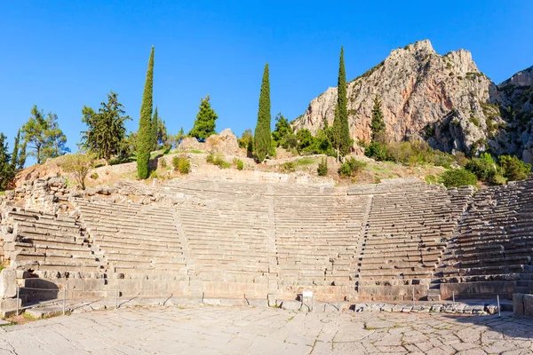 Ruined Columns Spartan Colonnade Delphi Delphi Ancient Sanctuary Grew ...