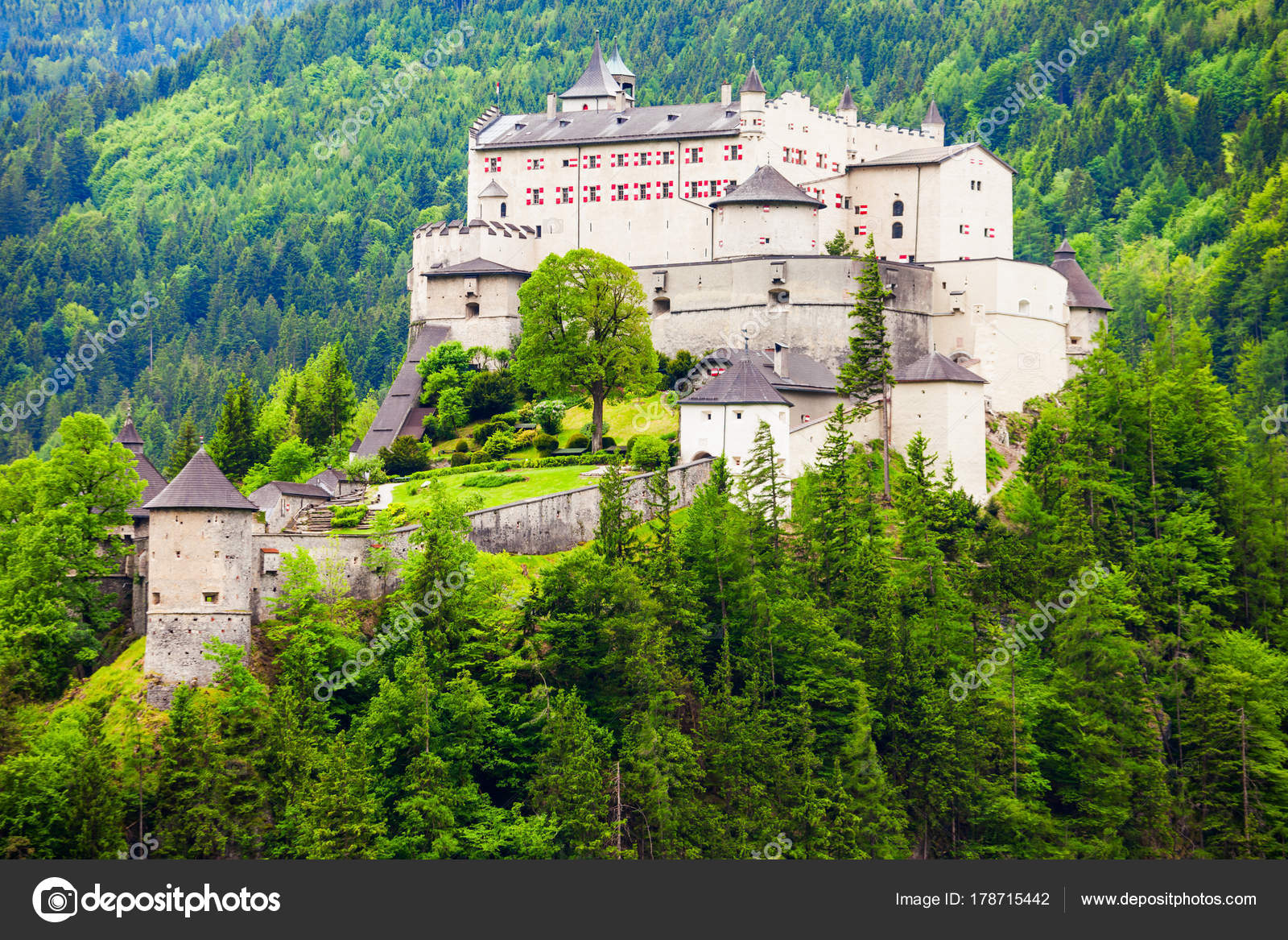 Medieval Hohenwerfen Castle Salzburg Austria