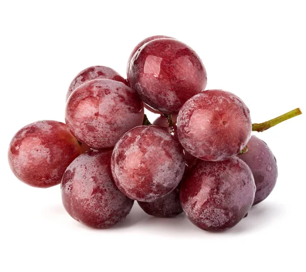 Red grape berry bunch isolated on white background cutout — Stock Photo ...