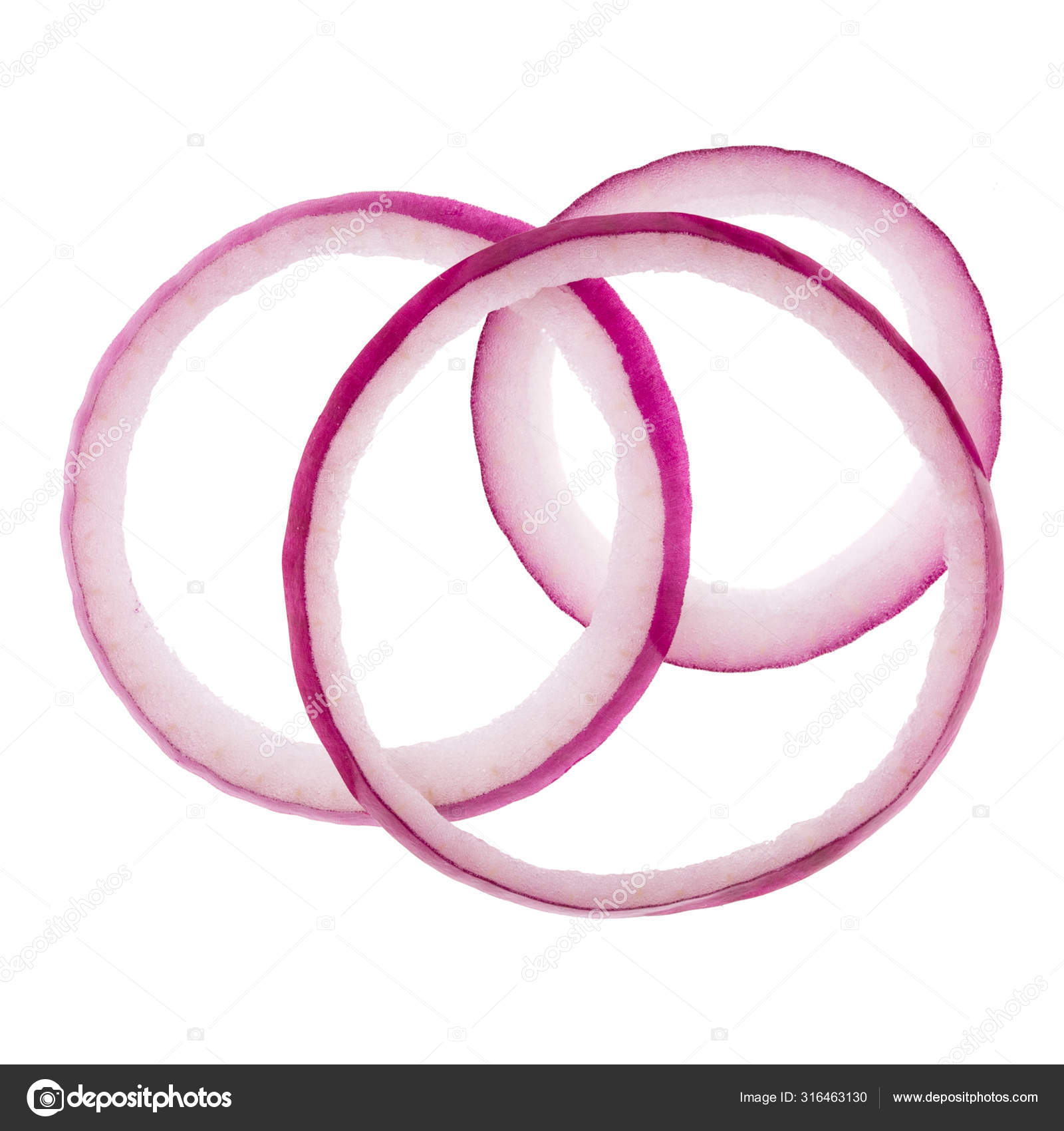 Onion Slice Illustration