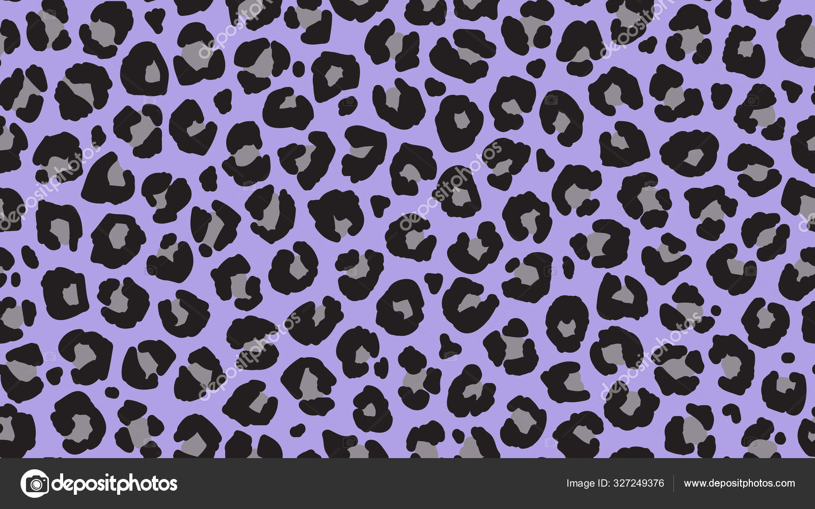 Purple Cheetah Print Background