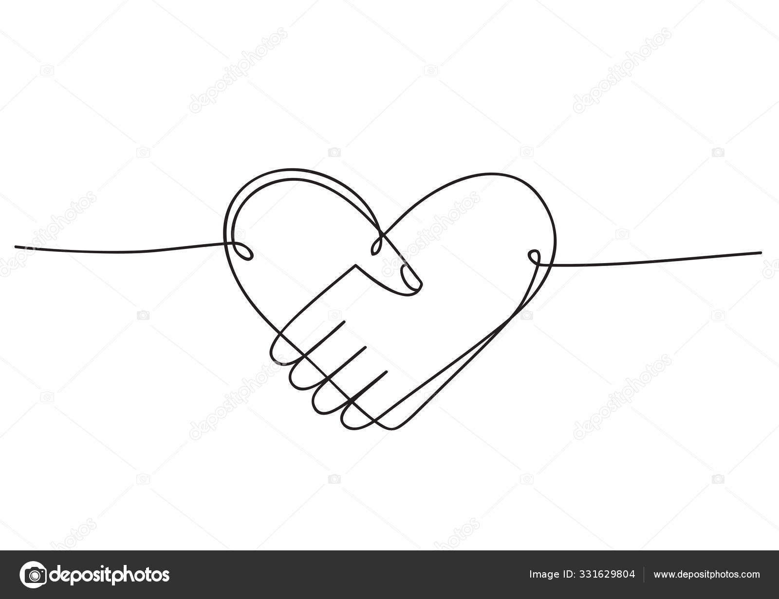 Friendship Symbol Drawings