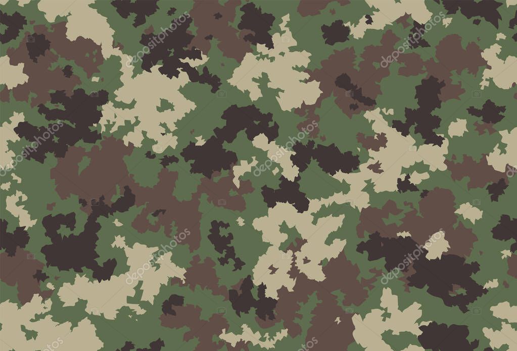 Patrón de camuflaje clásico sin costuras. Camuflaje pesca caza vector ...