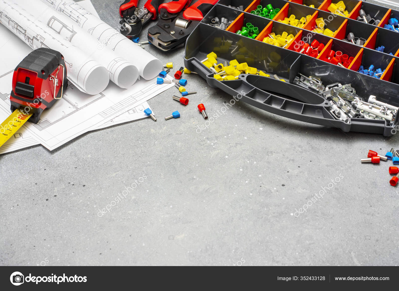 Crimping Tools Boxes Tips Various Sizes Colors Crimping Multi Core ...