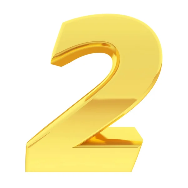 Gold number two Stock Photo by ©md3d 152777642