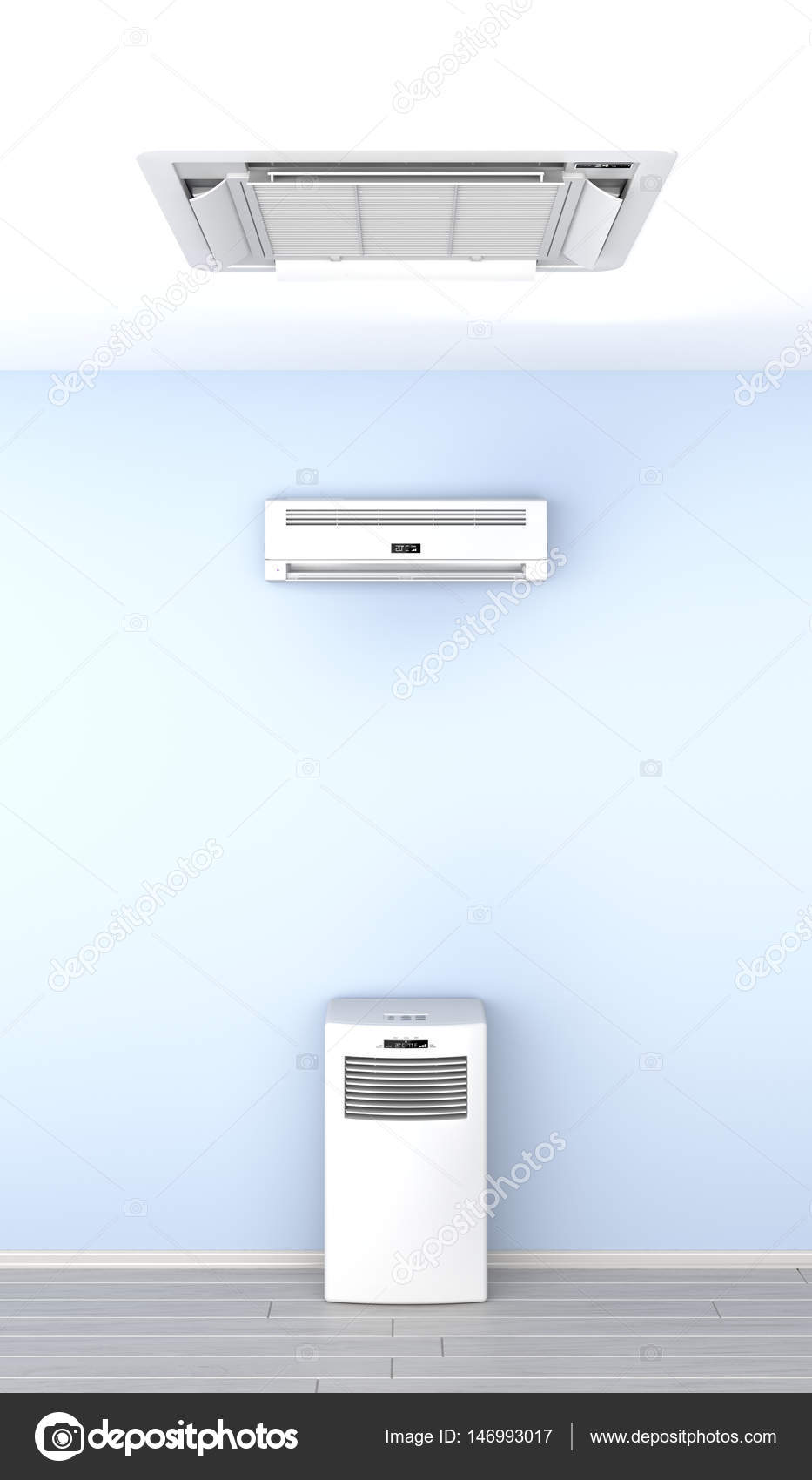 Air conditioners in the room Stock Photo by ©magraphics 146993017