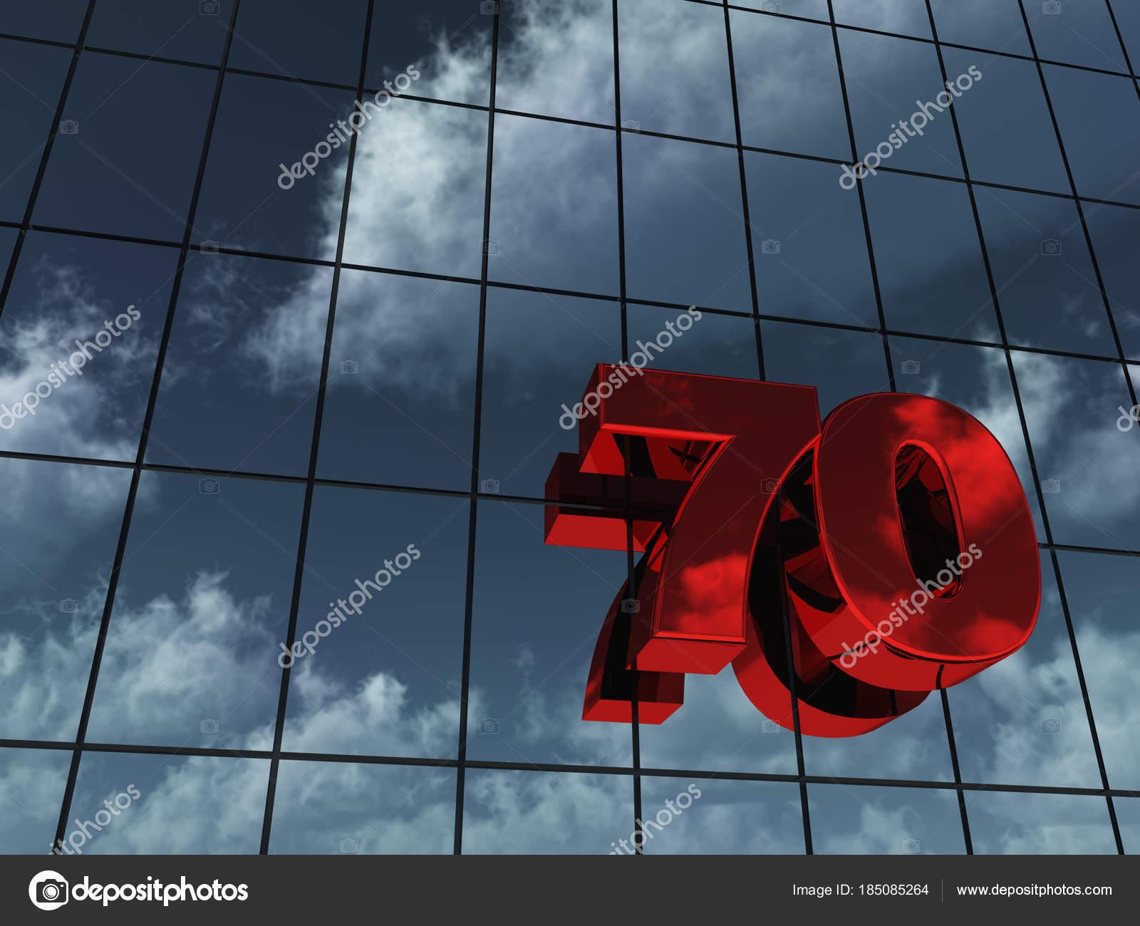 Número setenta: fotografía de stock © drizzd #185085264 | Depositphotos