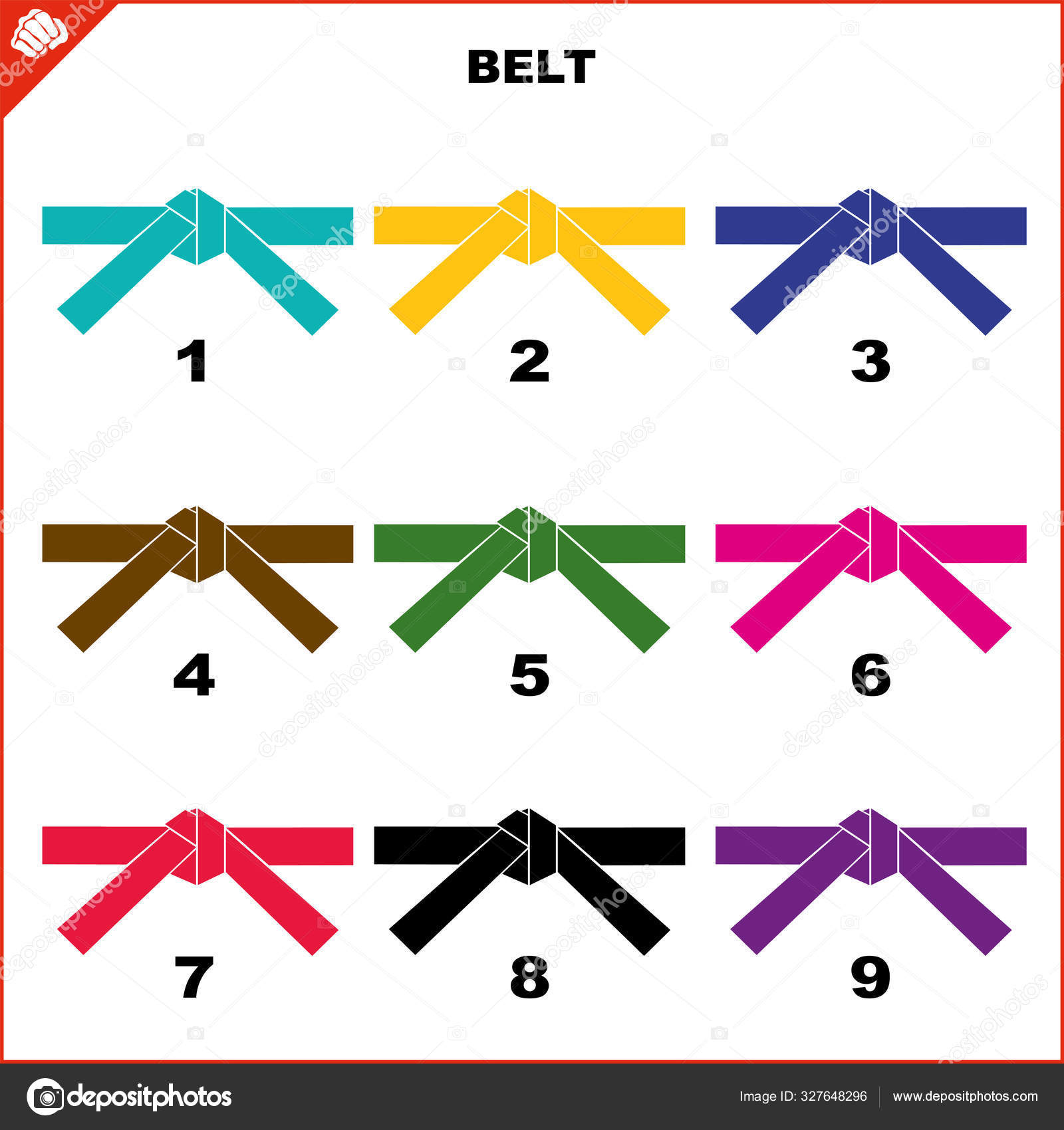 Hapkido Belts