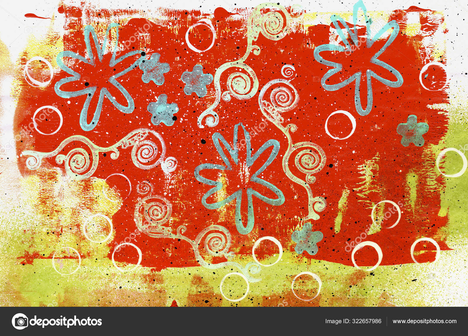 Background Texture With Handpainted Look — Stock Photo © Anegada #322657986