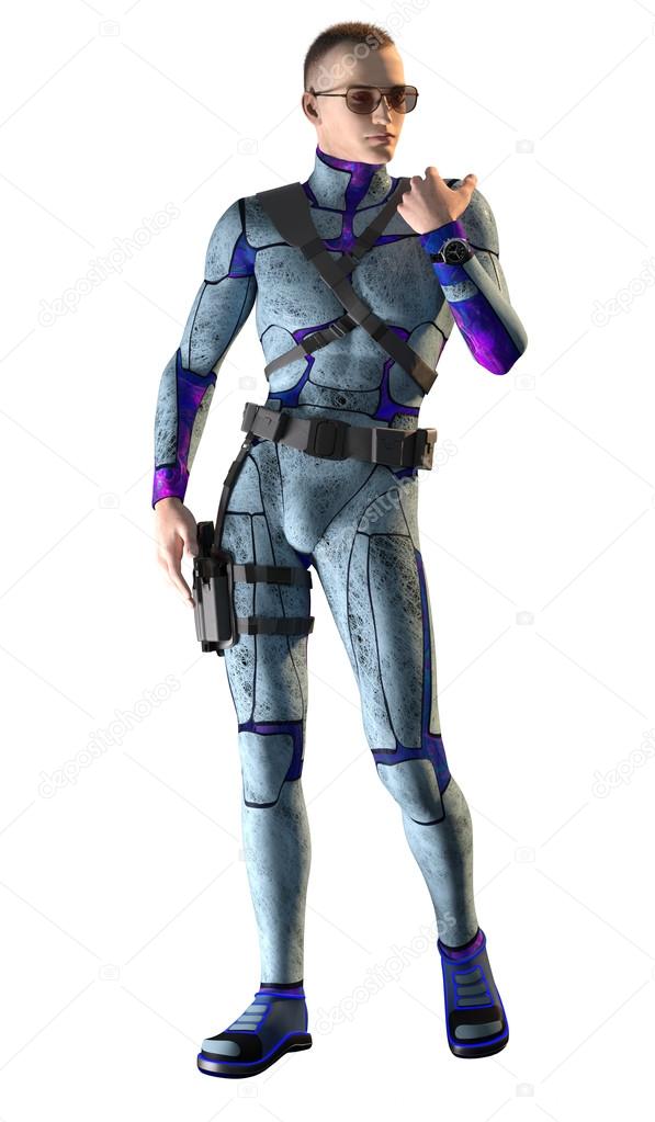 Sci-Fi Space Guard Stock Photo by ©Surovtseva 128293014