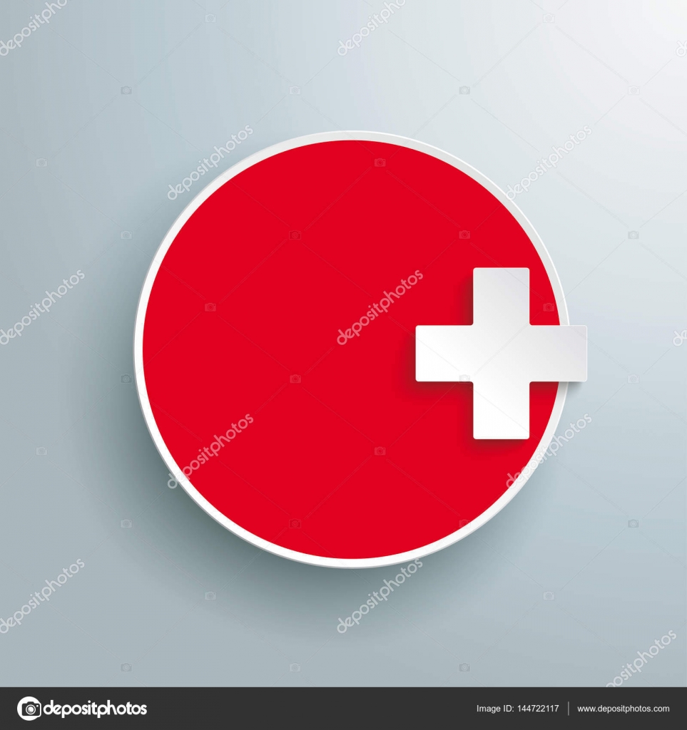 Paper Circle with Plus Stock Vector Image by ©limbi007 #144722117