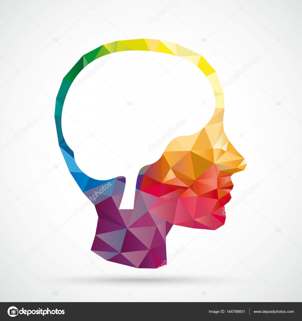 Colored Human Head Stock Vector Image by ©limbi007 #144786601