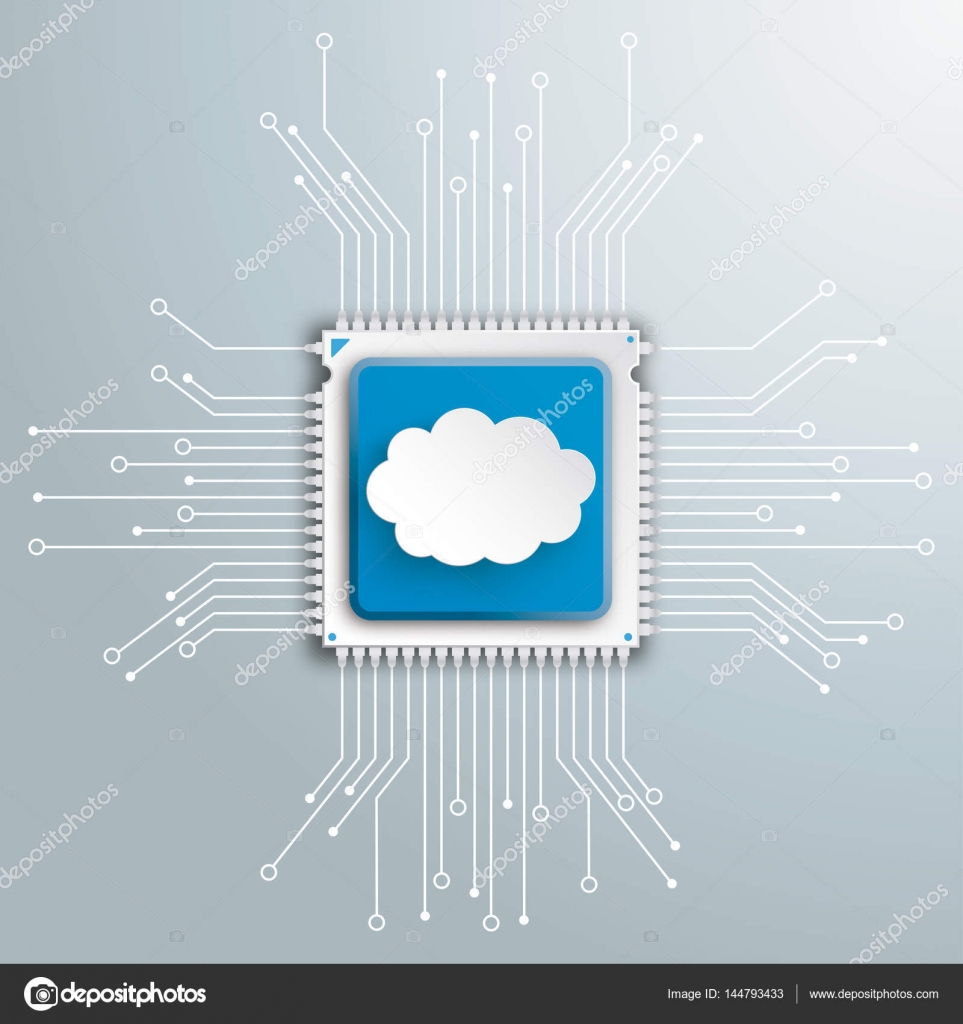Futuristic Processor Circuit Stock Vector Image by ©limbi007 #144793433