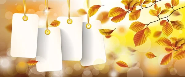 Autumn price stickers header Stock Vector Image by ©limbi007 #168587430