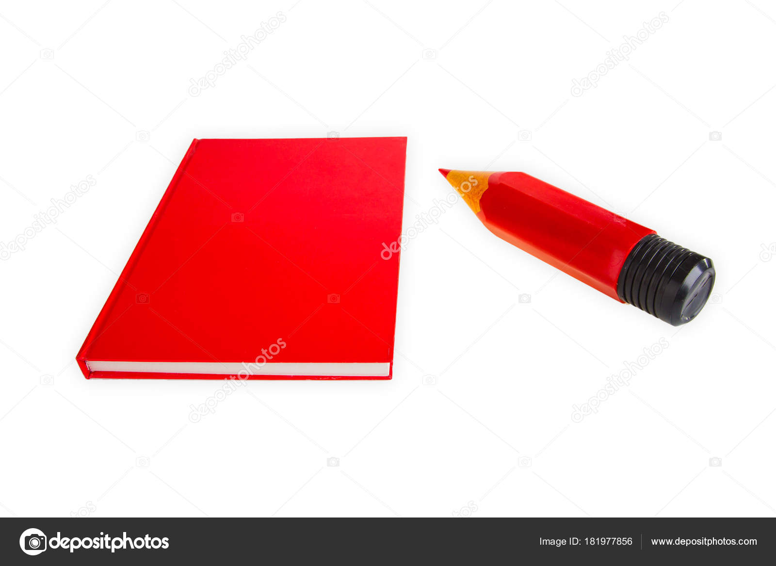 Red Book with Red Pen Stock Photo by ©Colour 181977856