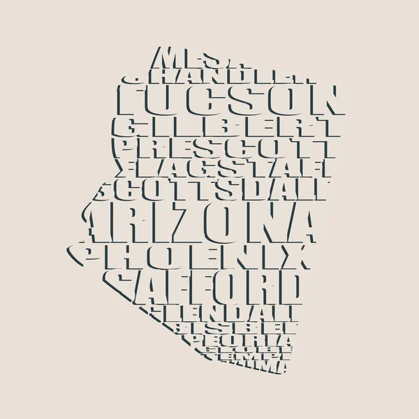 ᐈ Arizona state outline stock vectors, Royalty Free phoenix arizona ...